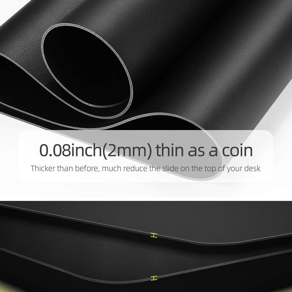 Double Face PU Leather Desk Mat – PELIKAS