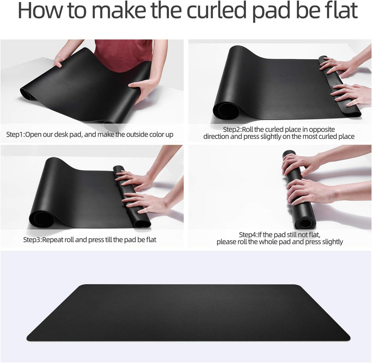 Double Face PU Leather Desk Mat – PELIKAS
